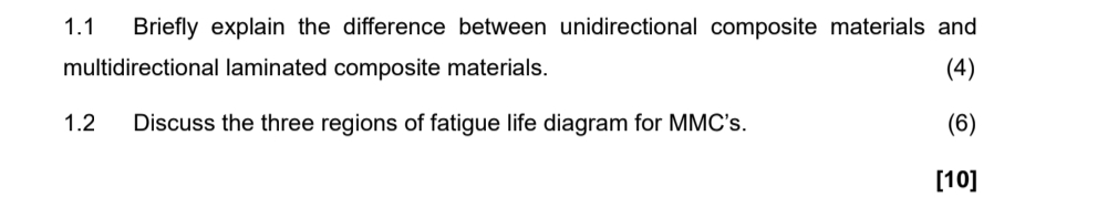 Solved 1.1 ﻿Briefly explain the difference between | Chegg.com