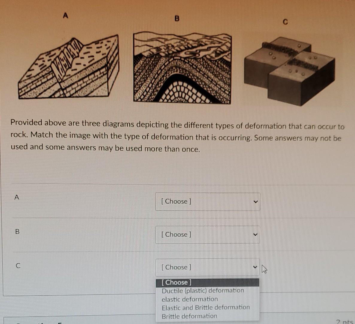 Solved B Provided above are three diagrams depicting the | Chegg.com