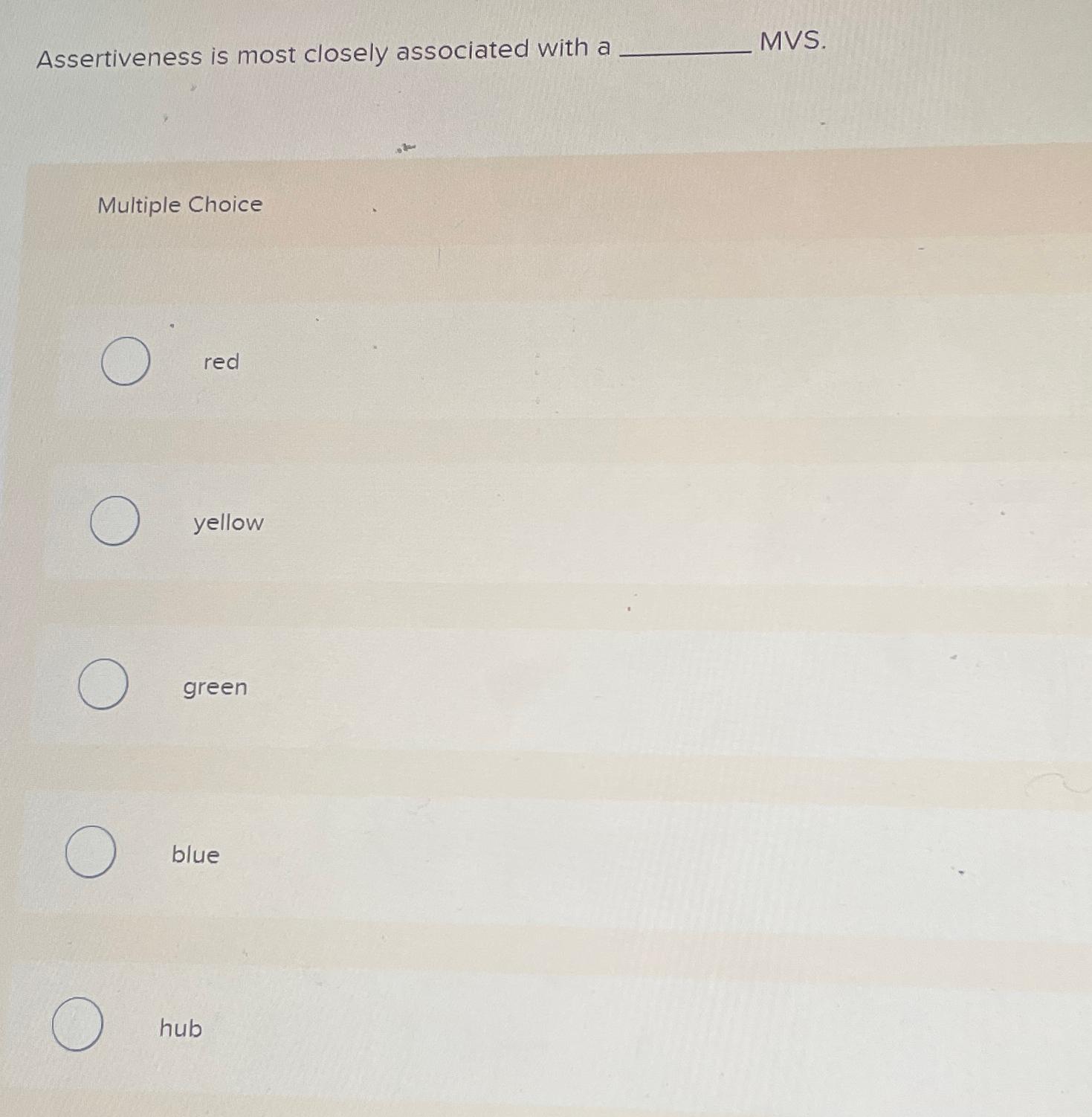Solved Assertiveness is most closely associated with | Chegg.com