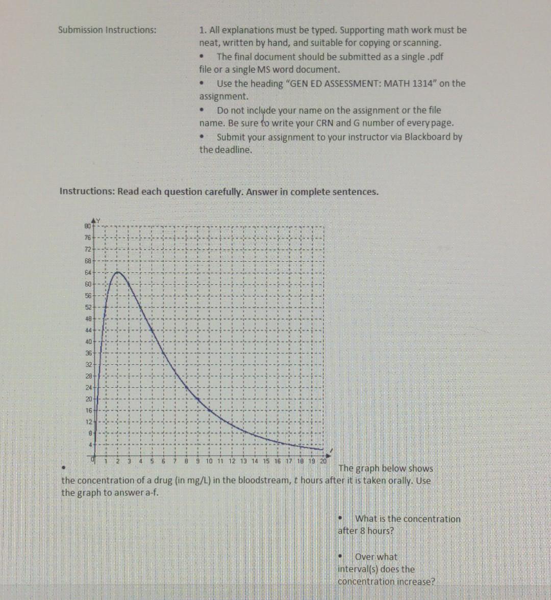 Solved Submission Instructions: 1. All explanations must be | Chegg.com