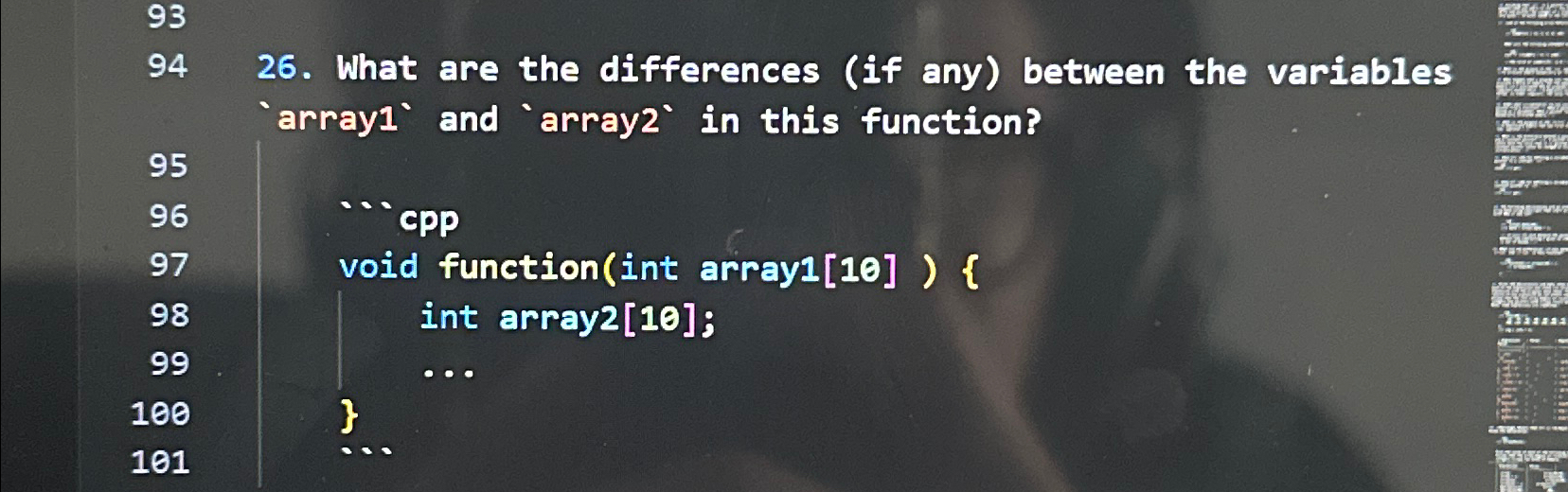 Solved 9394 26. ﻿What are the differences (if any) ﻿between | Chegg.com