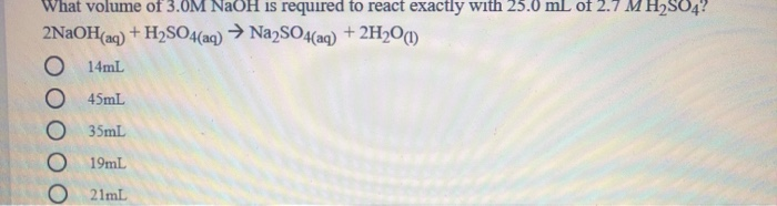 Solved In the reaction Zn +H2SO4 → ZnSO4+H2, which, if any, | Chegg.com