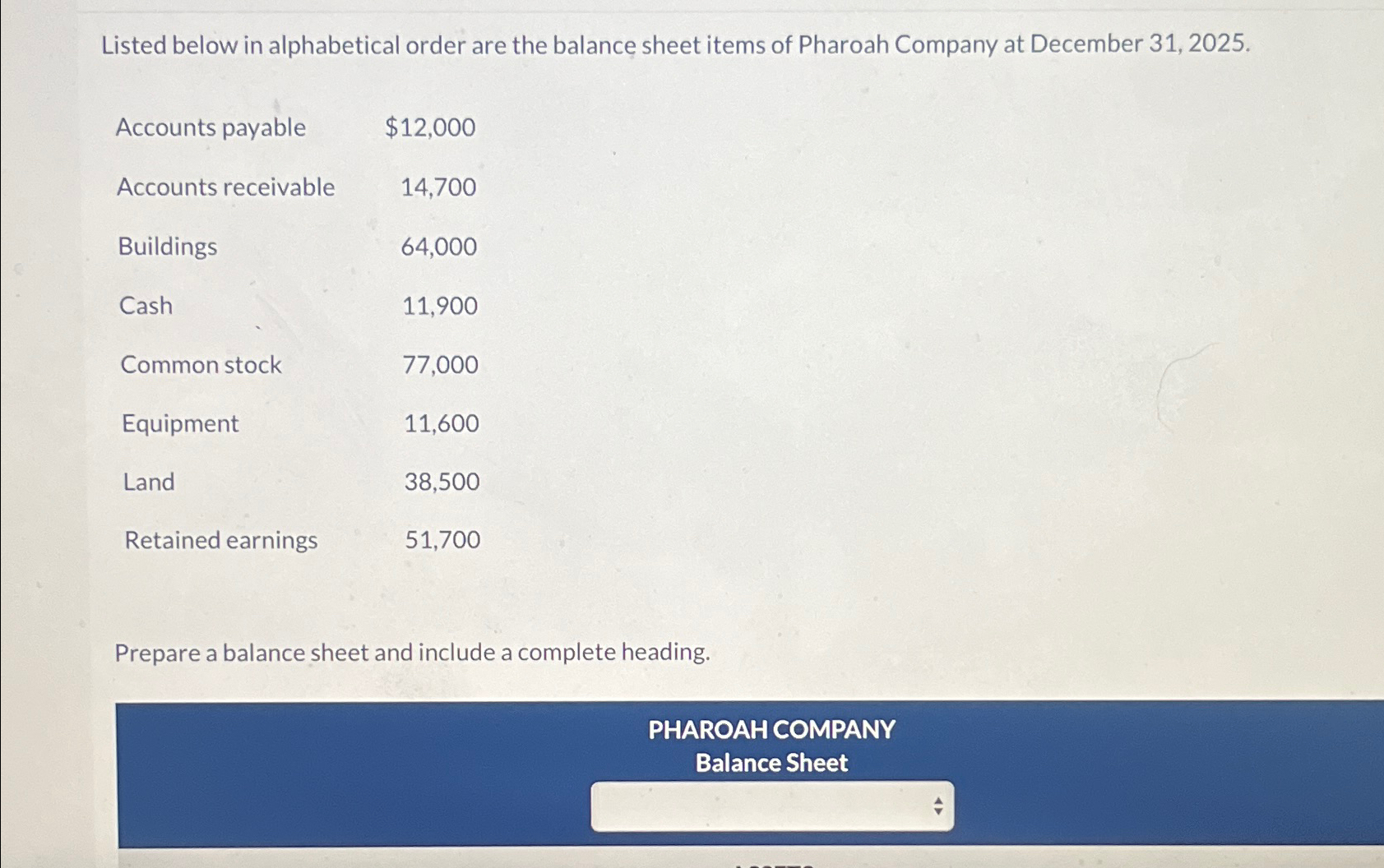 Solved Listed below in alphabetical order are the balance | Chegg.com