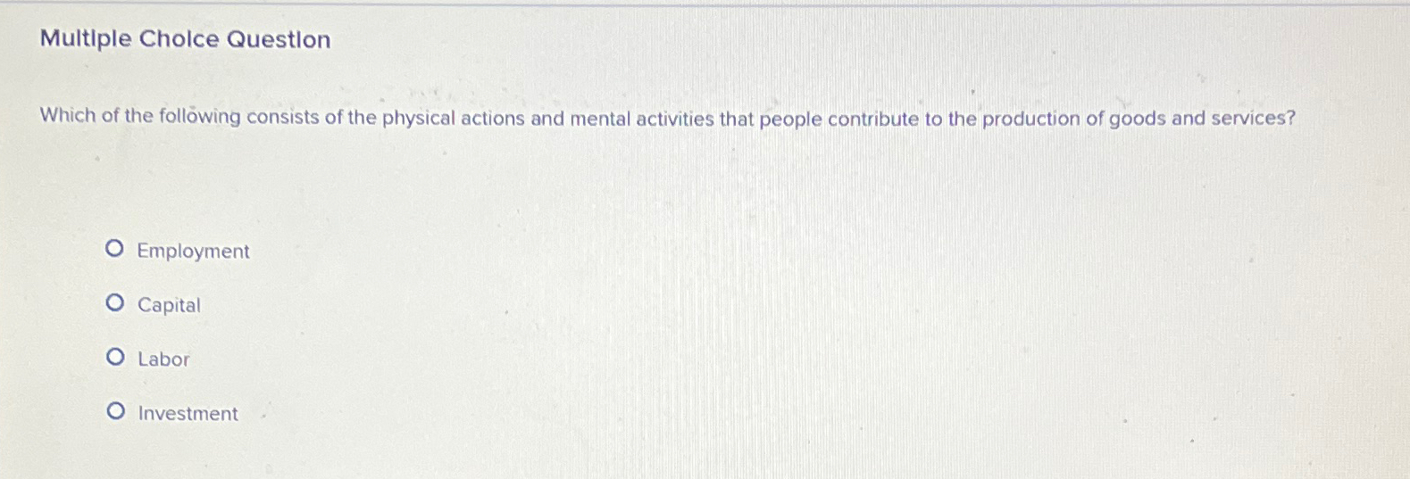 Solved Multiple Cholce QuestlonWhich of the following | Chegg.com