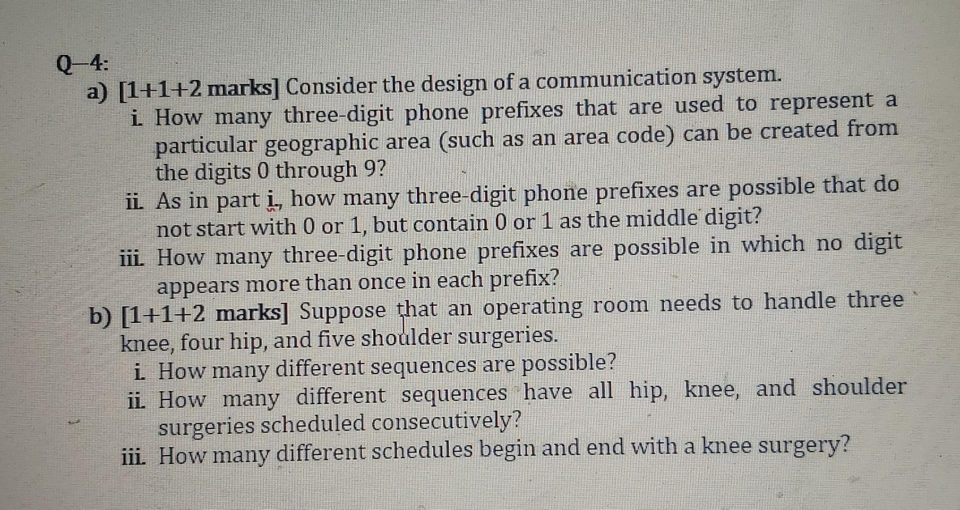 Solved Q-4: a) [1+1+2 marks] Consider the design of a | Chegg.com