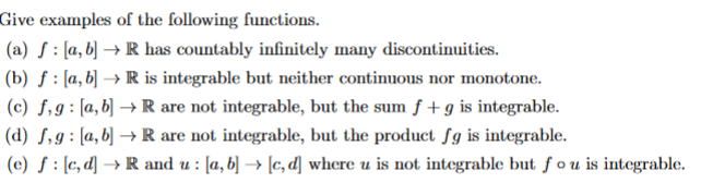 Solved Give examples of the following | Chegg.com