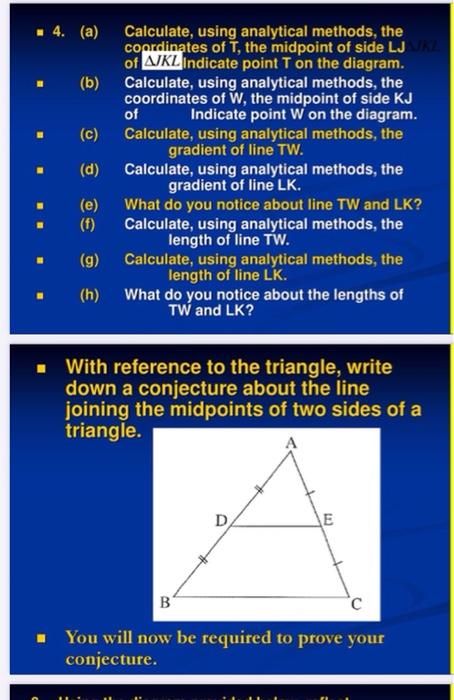 Solved - In the diagram below, four triangles are drawn. In | Chegg.com