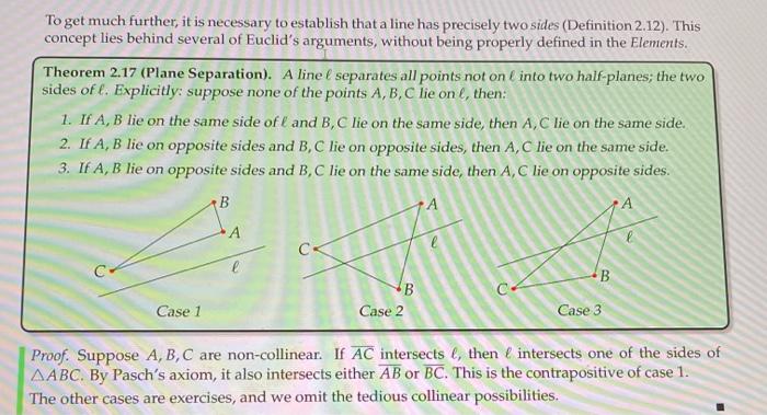 Solved 6. We complete the proof of the plane separation | Chegg.com