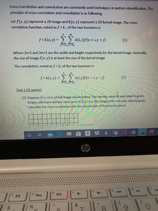 Solved Cross-Correlation and convolution are commonly used | Chegg.com