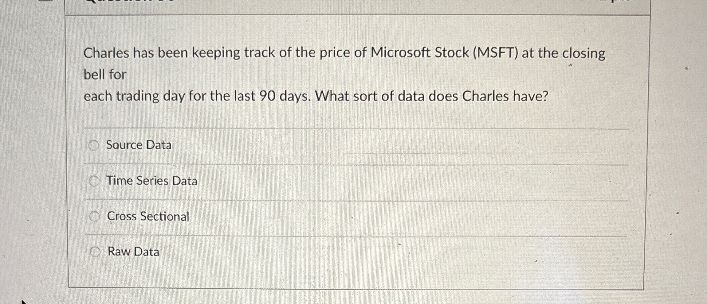 Solved Charles has been keeping track of the price of | Chegg.com