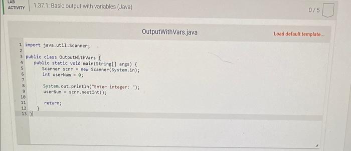 Solved This zyLab activity is intended for students to | Chegg.com