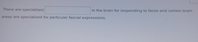 High Quality SOLUTION There are specialized ﻿in the brain for ...