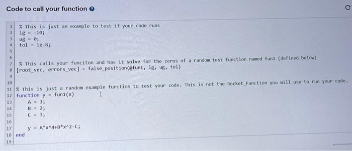 Solved - False Position You will need to modify the false | Chegg.com