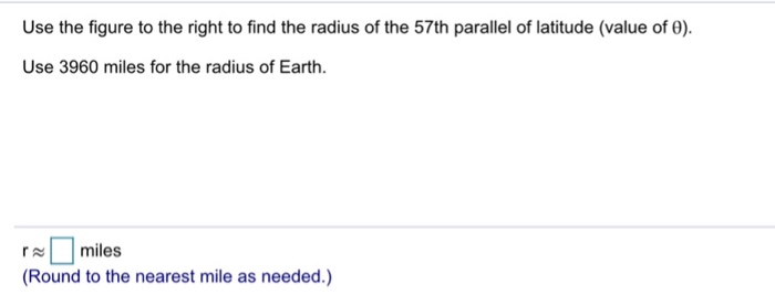 Solved Use the figure to the right to find the radius of the | Chegg.com