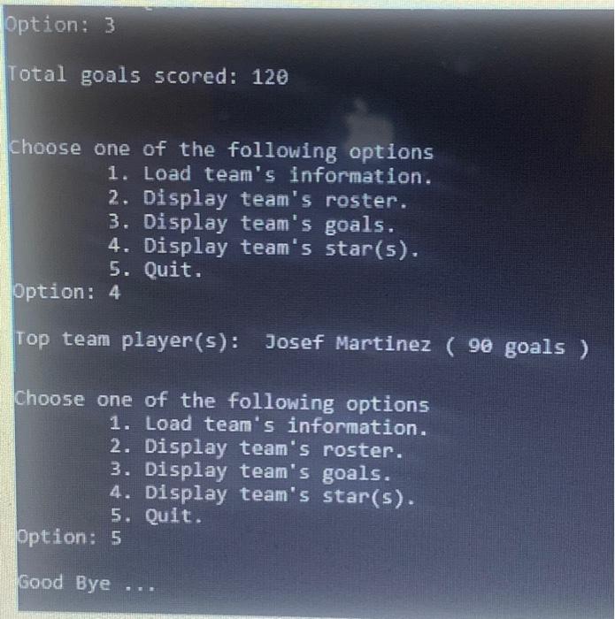 Solved Write a program that stores the following data about | Chegg.com