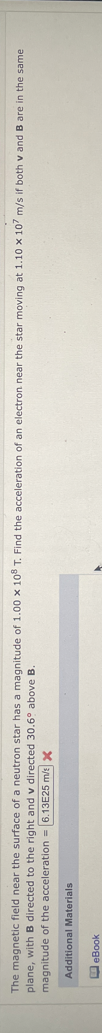 Solved The magnetic field near the surface of a neutron star | Chegg.com