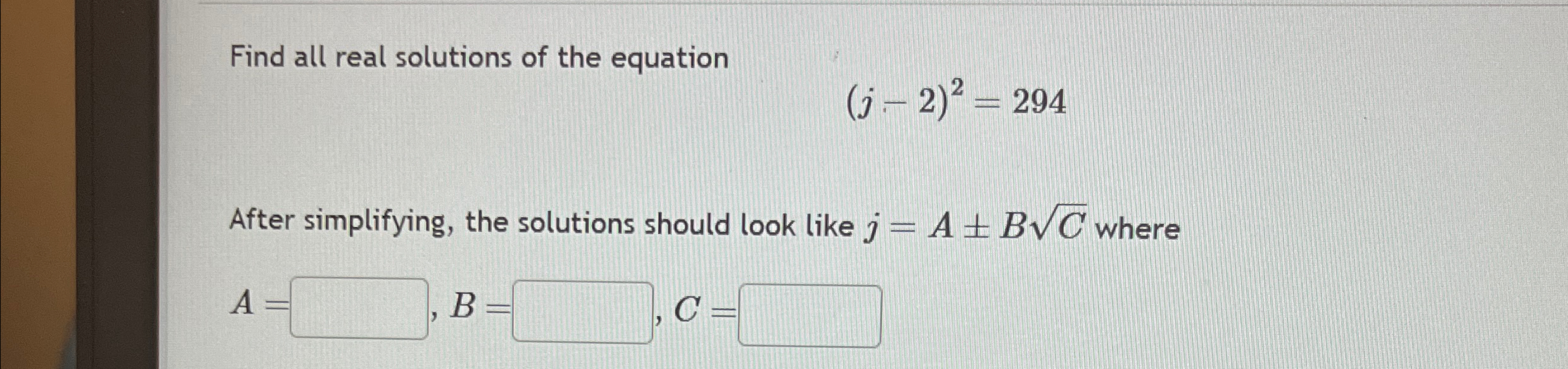 Solved Find all real solutions of the | Chegg.com