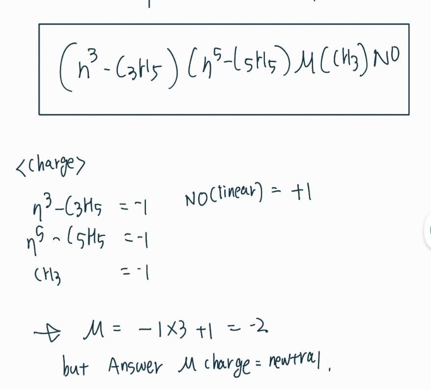 Solved i dont know why metal charge is neutral... | Chegg.com