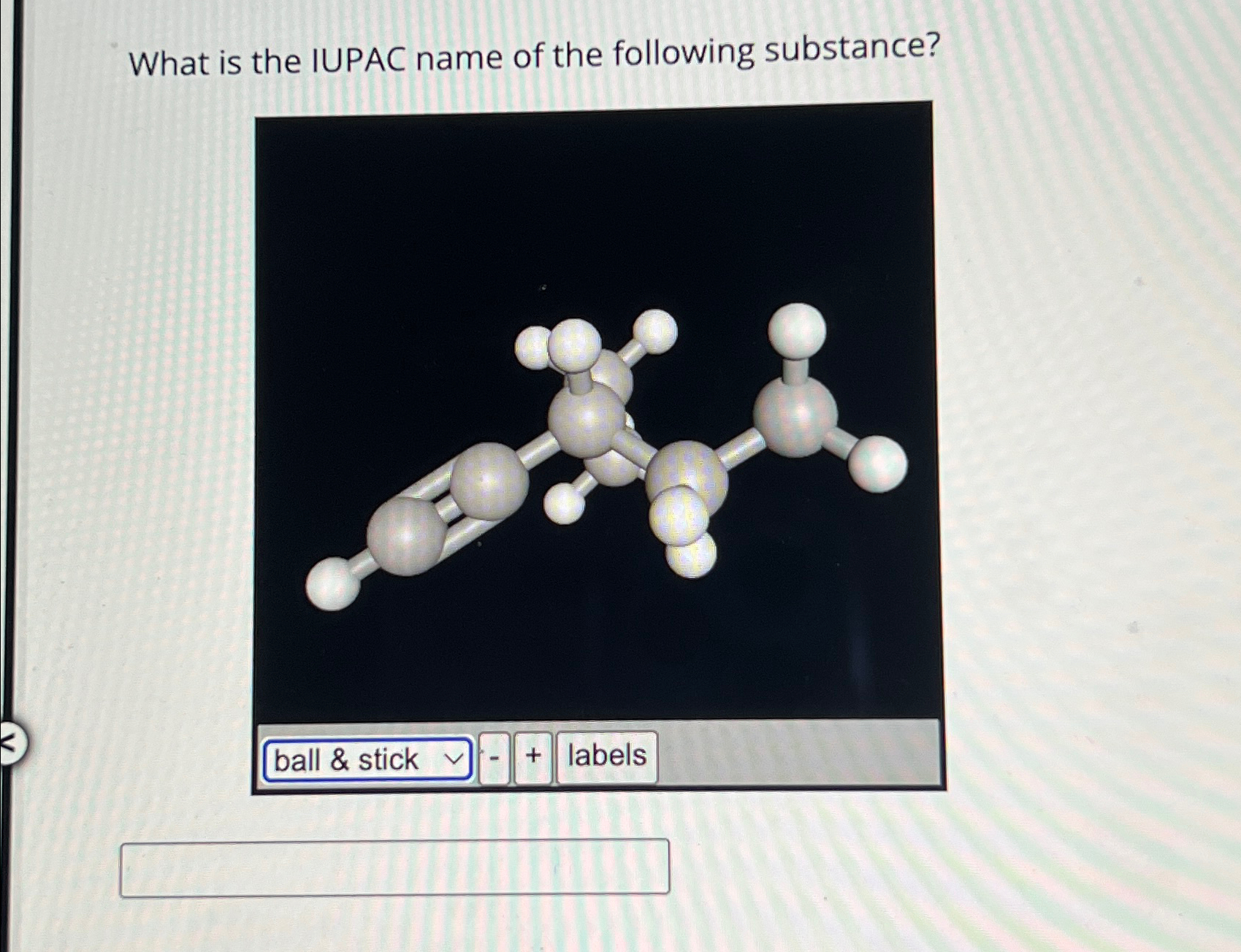 Solved What is the IUPAC name of the following substance? | Chegg.com