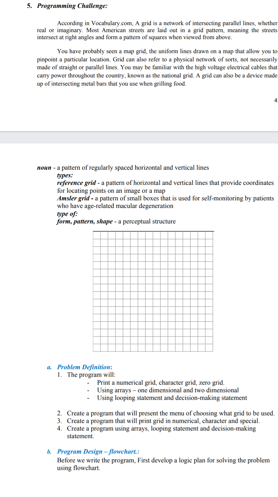 Solved 5. Programming Challenge: According in | Chegg.com
