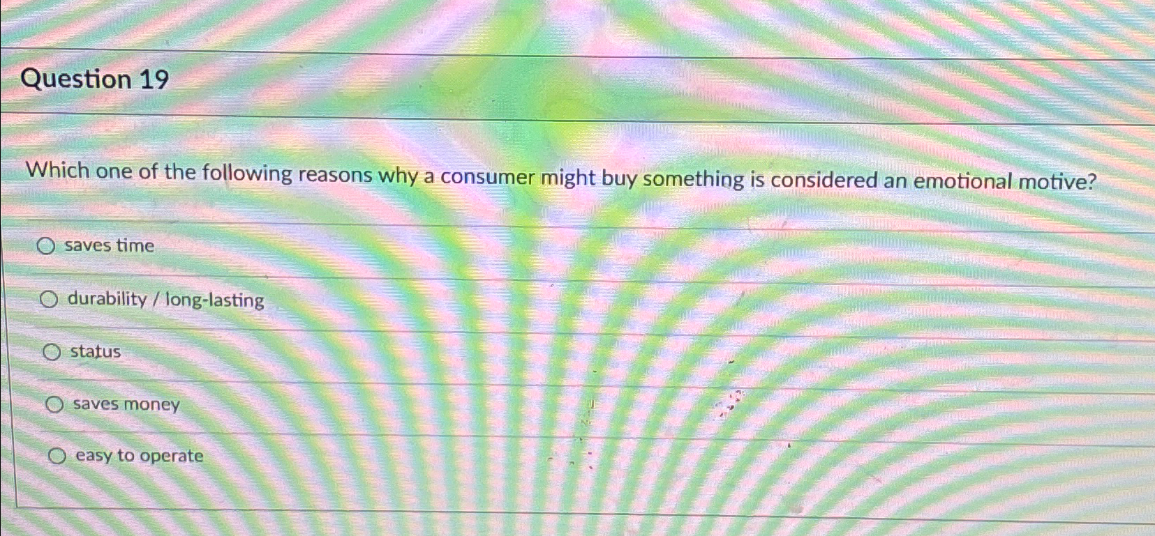 Solved Question 19Which one of the following reasons why a | Chegg.com