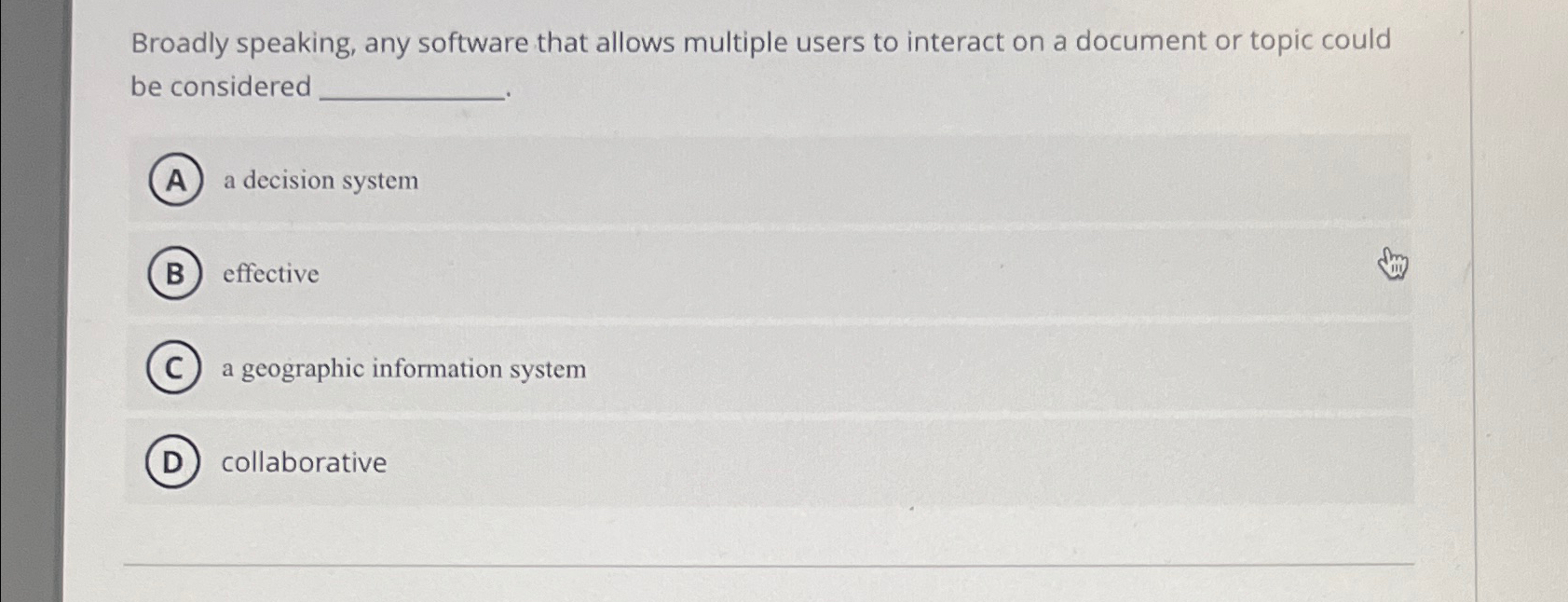 Solved Broadly speaking, any software that allows multiple | Chegg.com