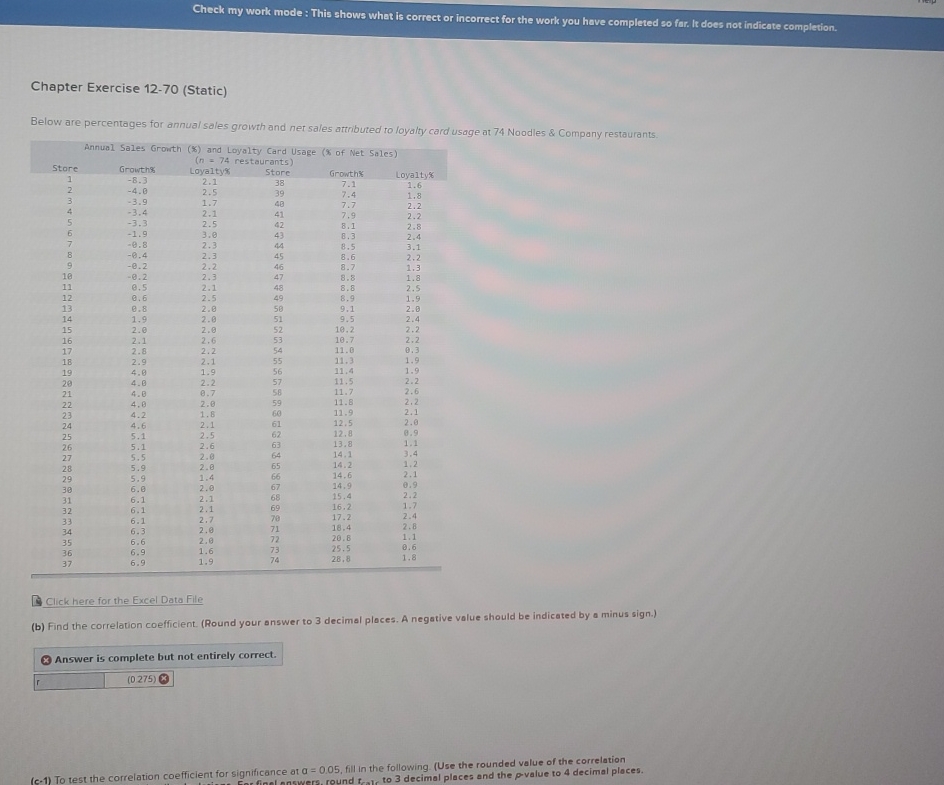 Solved Chapter Exercise 12-70 (Static)Below are percentages | Chegg.com