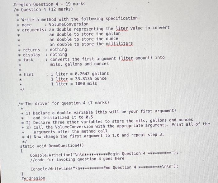 Solved code in C# please, thank you | Chegg.com Solved code in C# please, thank you | Chegg.com