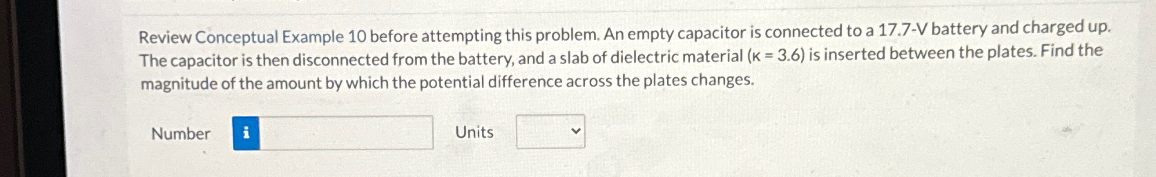 Solved Review Conceptual Example 10 ﻿before attempting this | Chegg.com