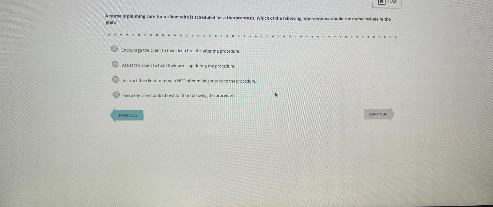 Solved A nurse is planning care for a client who is | Chegg.com