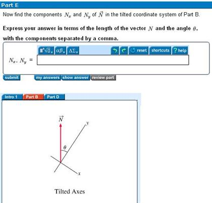 Solved Now find the components Nx, and Ny of N in the | Chegg.com