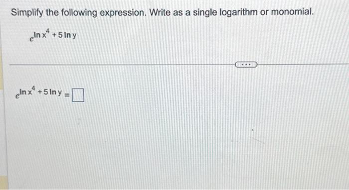 Solved Simplify the following expression. Write as a single | Chegg.com