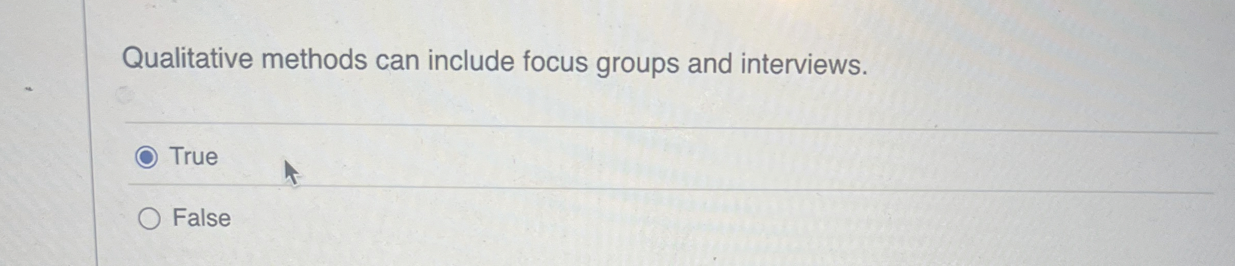 Solved Qualitative methods can include focus groups and | Chegg.com