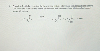 Solved For each reaction below, provide the product that | Chegg.com