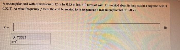 Solved B 09 A Long Rectangular Loop Of Width W Mass M And