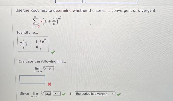 Solved Use the Root Test to determine whether the series is | Chegg.com