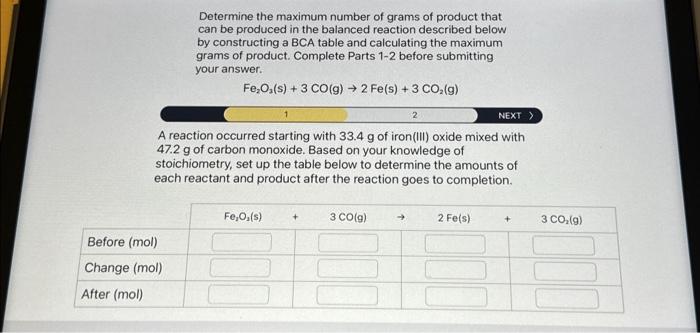 Solved Before (mol) Change (mol) After (mol) 0.209 0.418 0 | Chegg.com