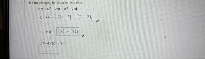 Solved Find the following for the given equation. | Chegg.com
