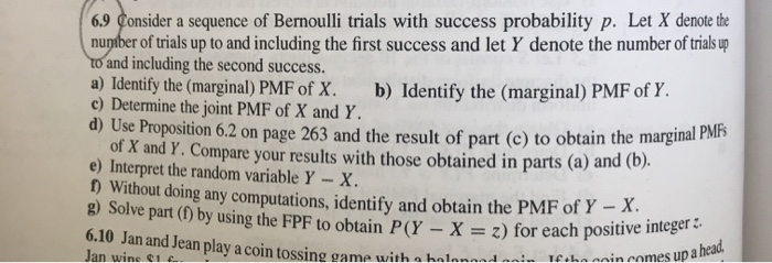 Solved M - and the marginal PMF of X. 6.49 Consider a | Chegg.com