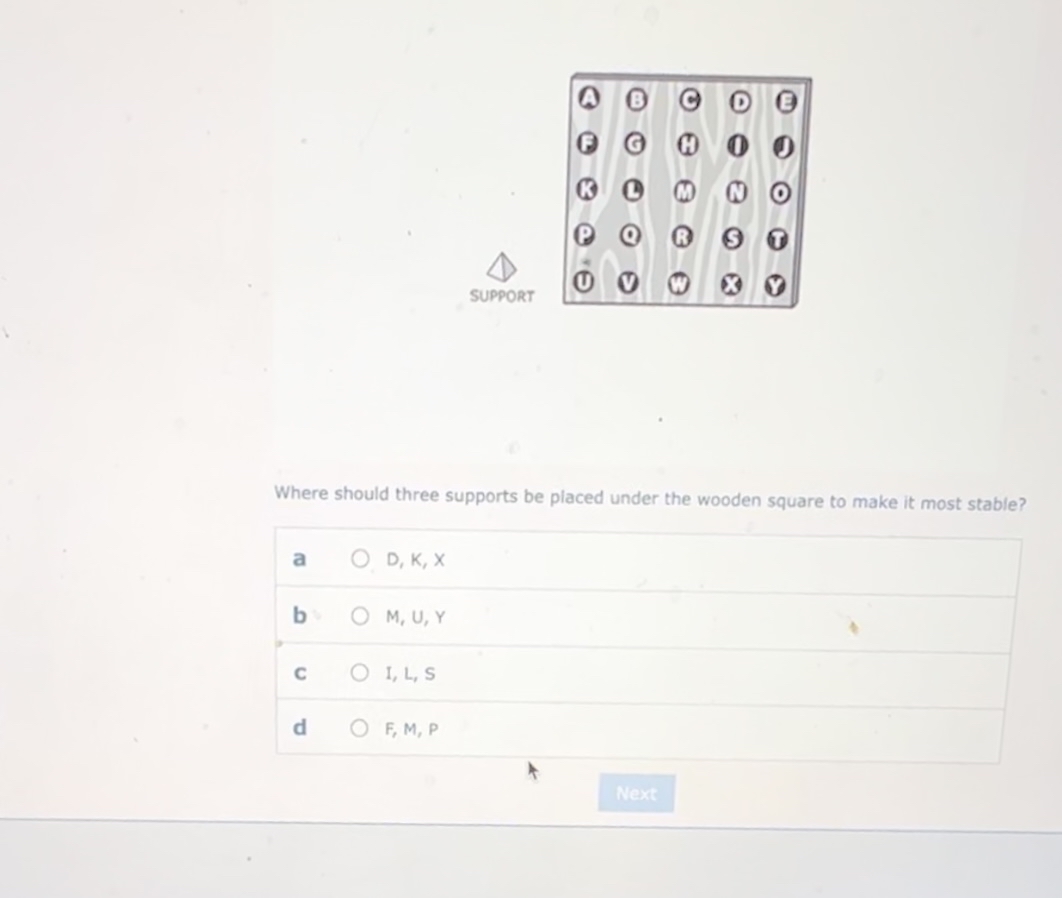 Solved Where should three supports be placed under the | Chegg.com