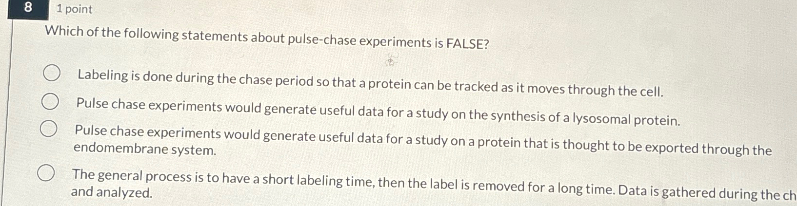 Solved 81 ﻿pointWhich of the following statements about | Chegg.com