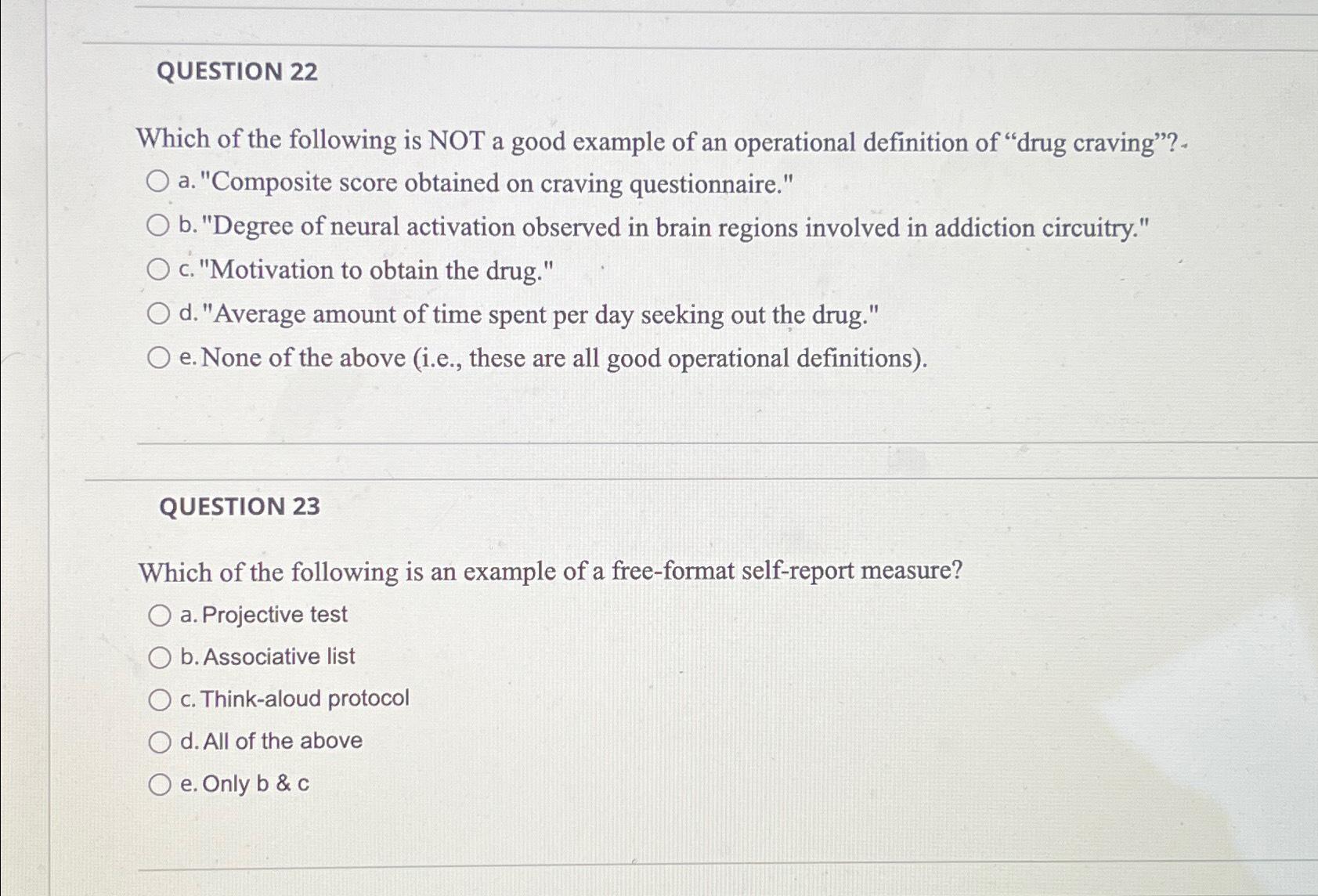 Solved QUESTION 22Which of the following is NOT a good | Chegg.com