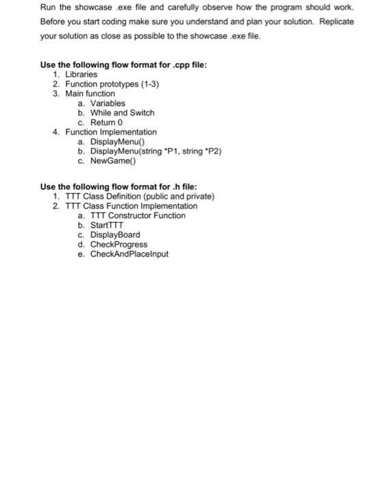 Solved A structured C++ program is required to create a "Tic | Chegg.com