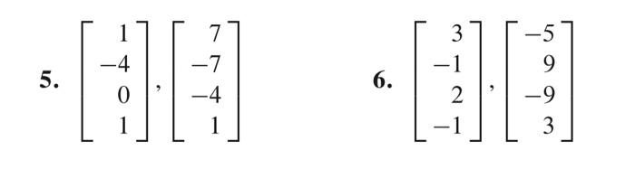 Solved In Exercises 1-6, the given set is a basis for a | Chegg.com