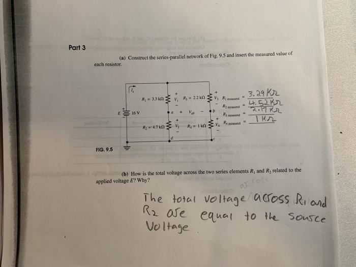 Solved Part 3 (a) Construct the series-parallel network of | Chegg.com