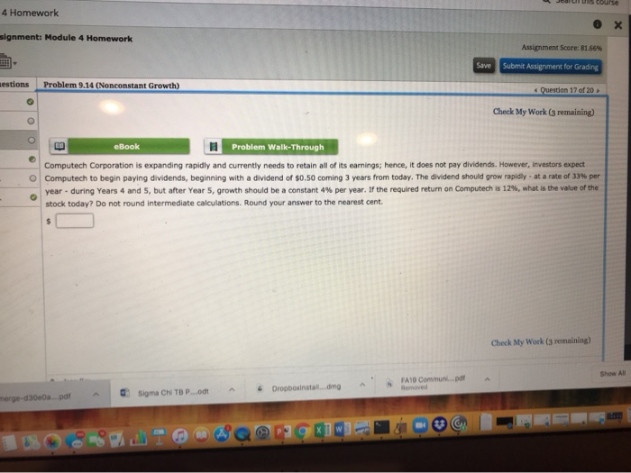 Solved 4 Homework signments Module 4 Homework Assignment | Chegg.com