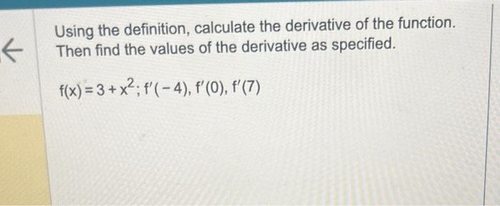 Solved Differentiate the function. Then find an equation of | Chegg.com