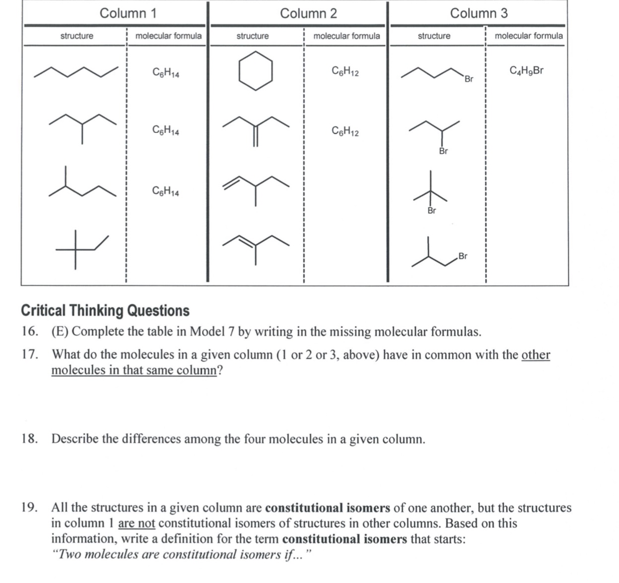 Solved \table[[Column 1,Column 2,Column | Chegg.com