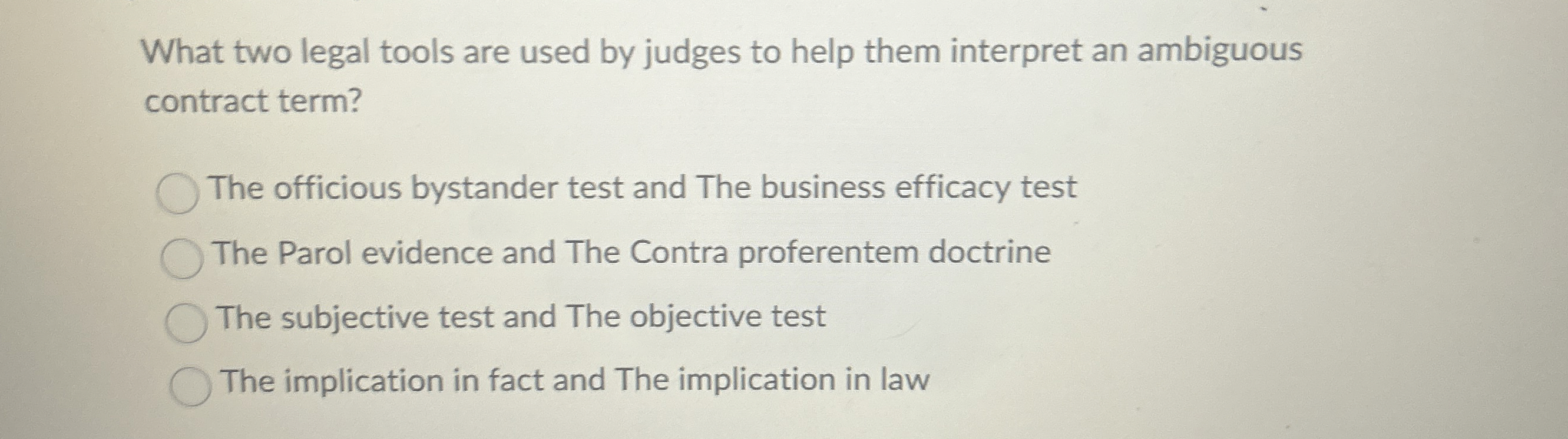 Solved What two legal tools are used by judges to help them | Chegg.com