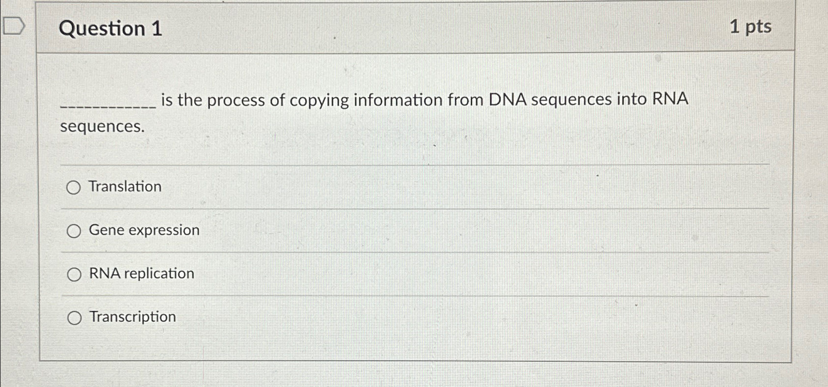Solved Question 11 ﻿pts ﻿is the process of copying | Chegg.com